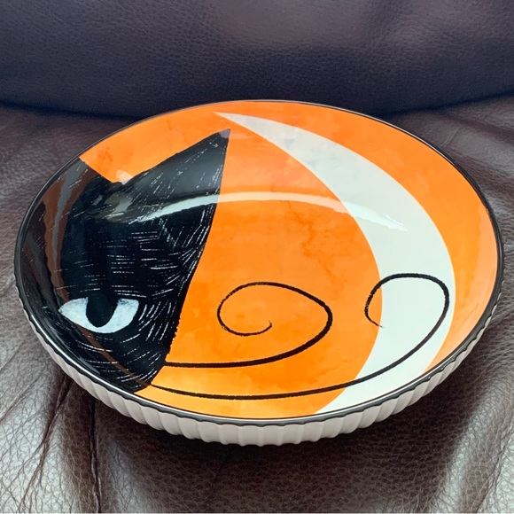 Prima Design | Holiday | Black Cat Vintage Style Halloween Bowl 825 ...